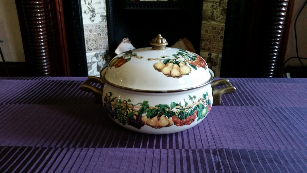 Vintage Cooking Pot Vintage Floral Cooking Pot Vintage - Etsy