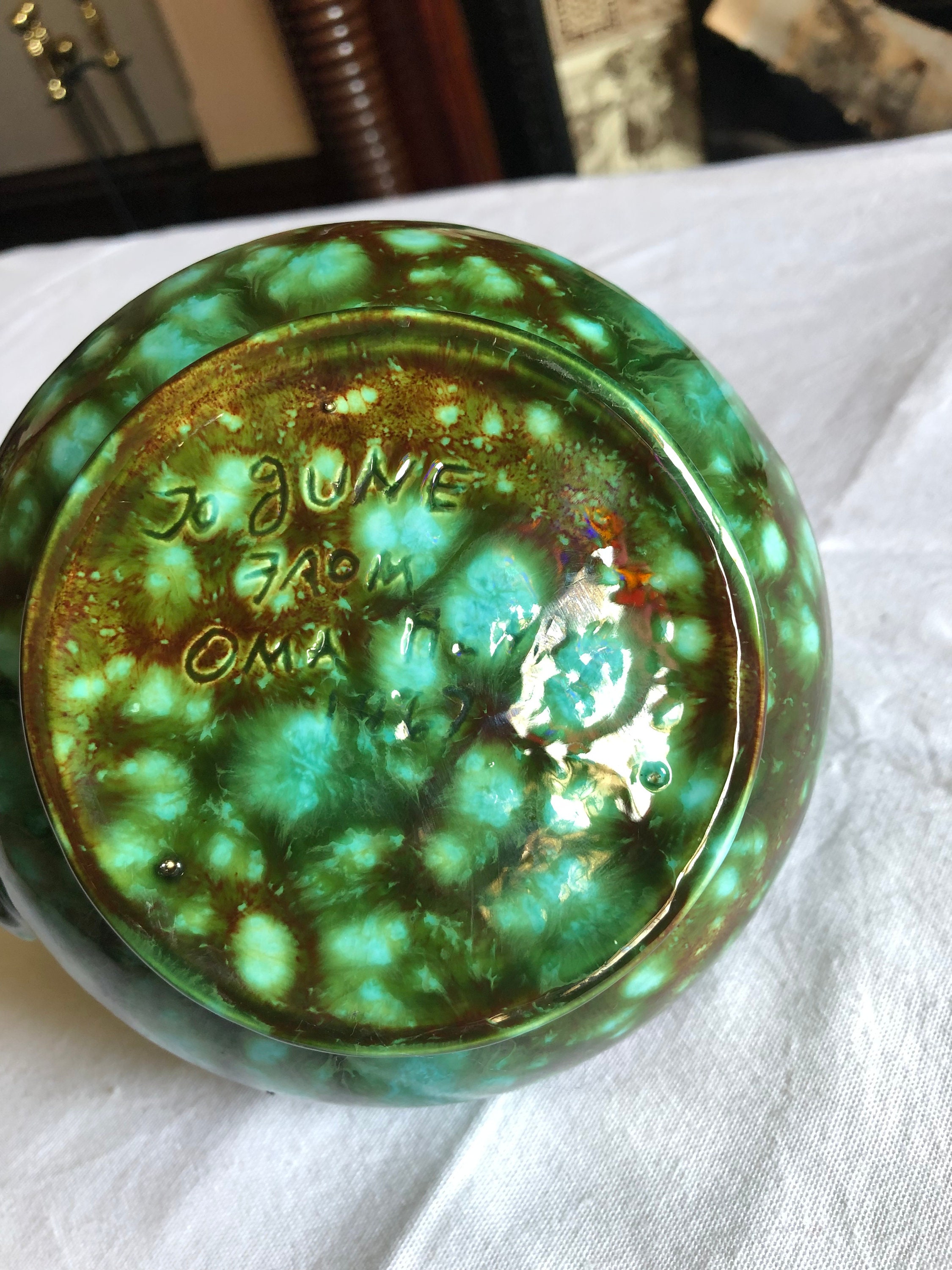 Vintage Pitcher Vintage Green Pitcher Small Green Pitcher Small Pitcher ...