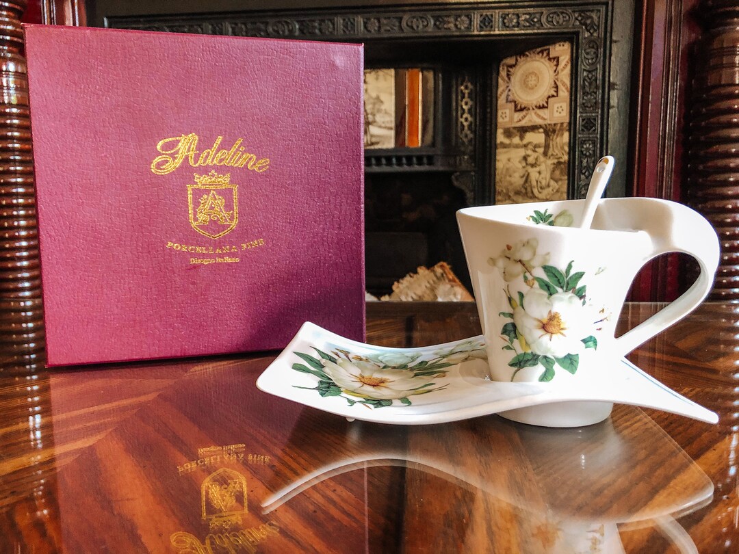 Italian Tea Set Italy Adeline Porcellana Tea Set With - Etsy