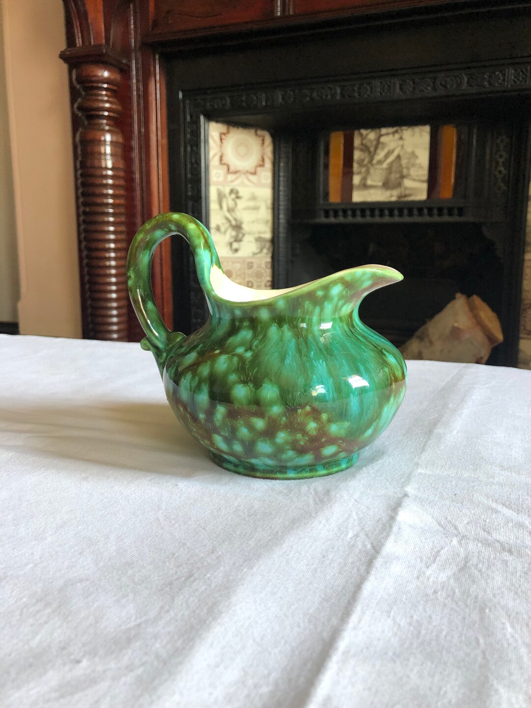 Vintage Pitcher - Vintage Green Pitcher - Small Green Pitcher - Small ...