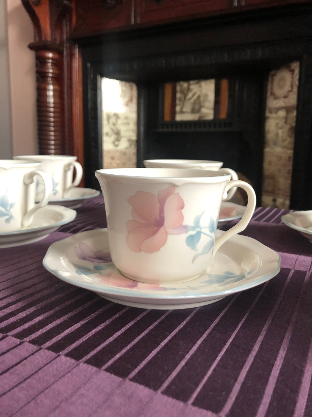Noritake Tea Set - Noritake Tea Cups - Set of 8 Noritake Tea Cups - Set ...