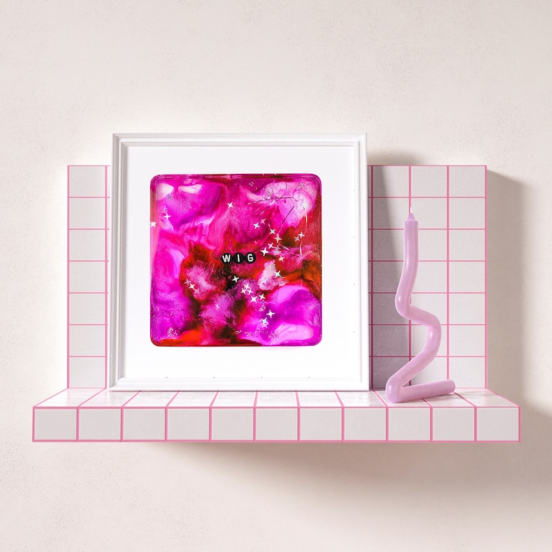 Wig: 8" X 8" Art Print - Etsy