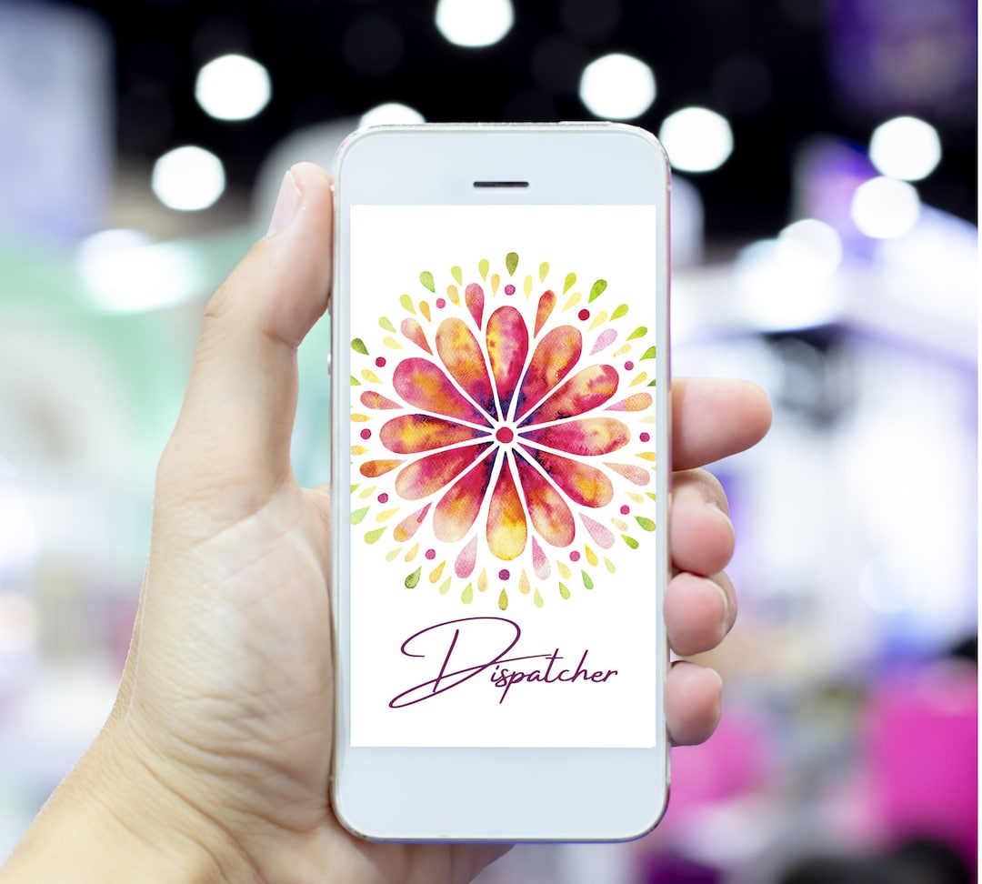 Dispatcher Phone Wallpaper Screensaver Mandala Wallpaper - Etsy