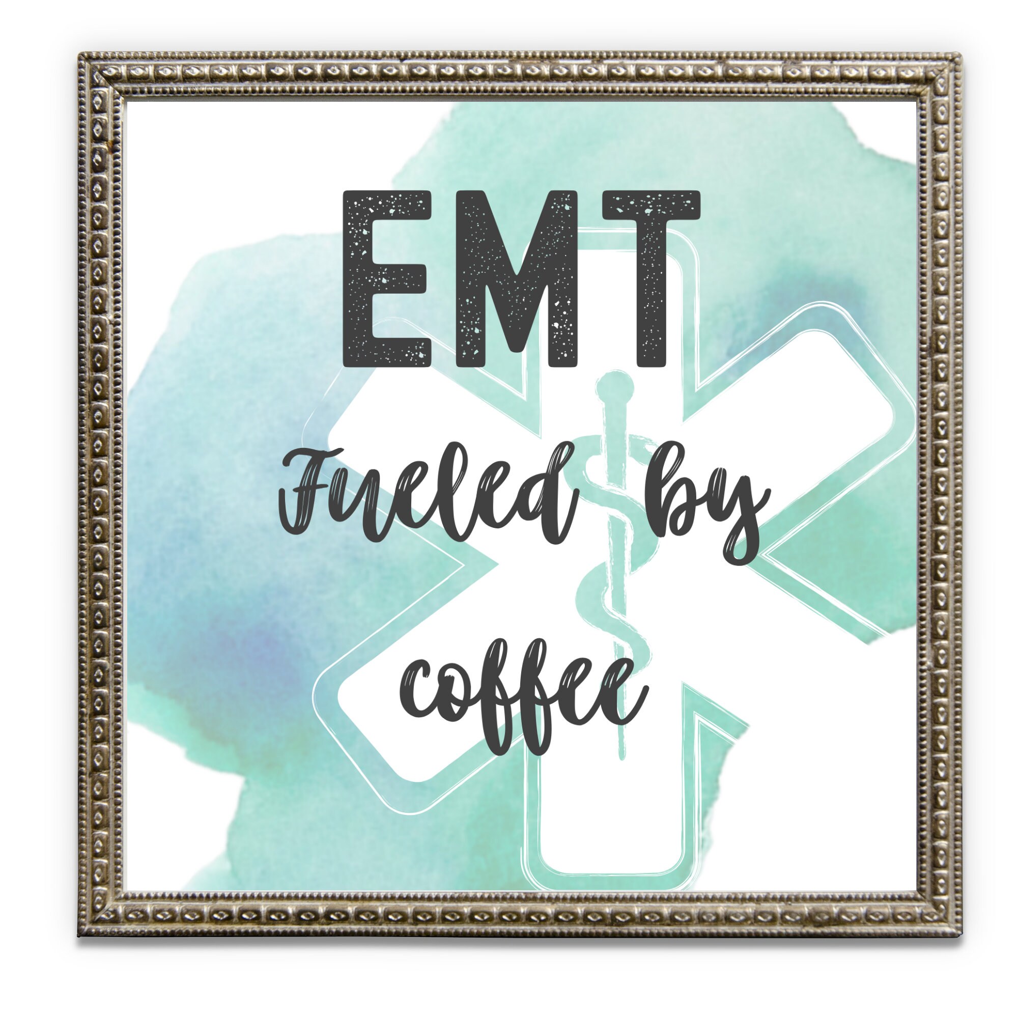 EMT Wall Art Paramedic Gift EMS Wall Art Girl Emt Girl - Etsy