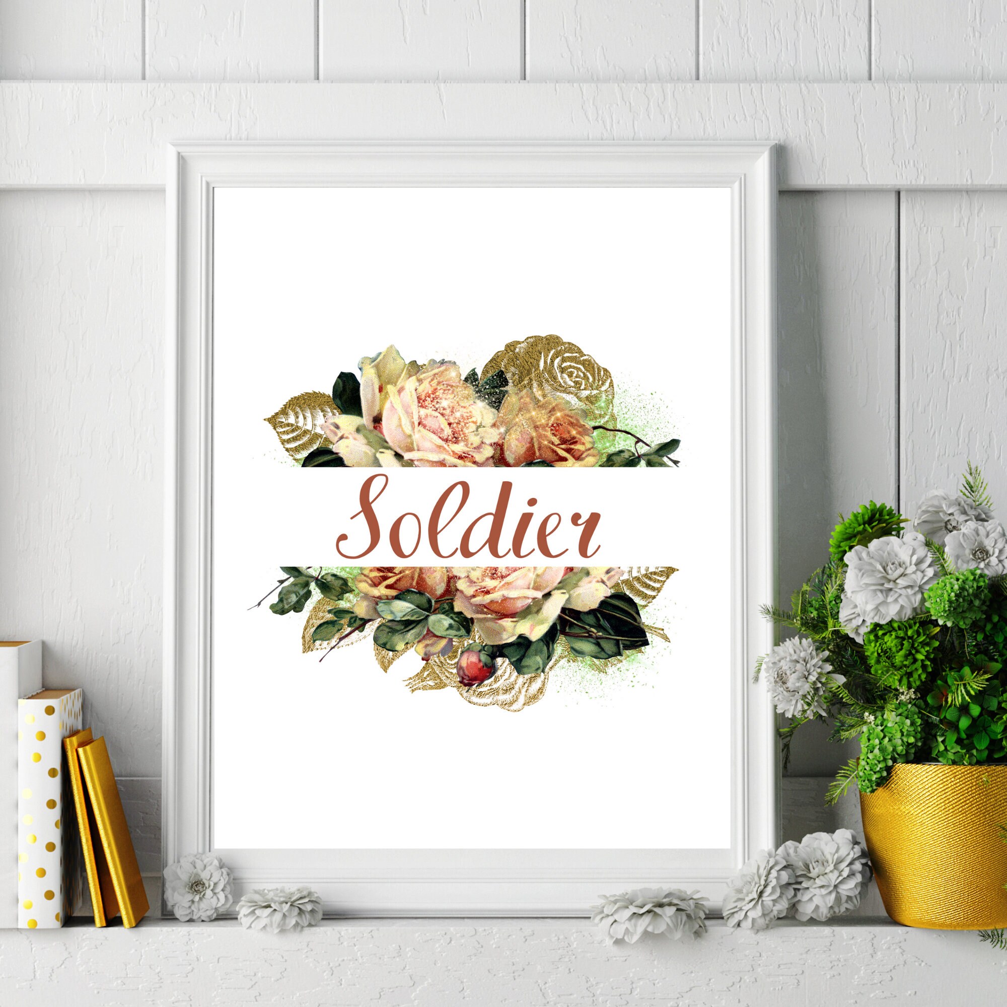Military Art Downloadable Print Soldier Gift Army Art - Etsy