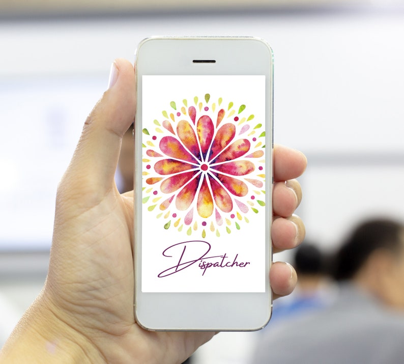 Dispatcher Phone Wallpaper Screensaver Mandala Wallpaper - Etsy