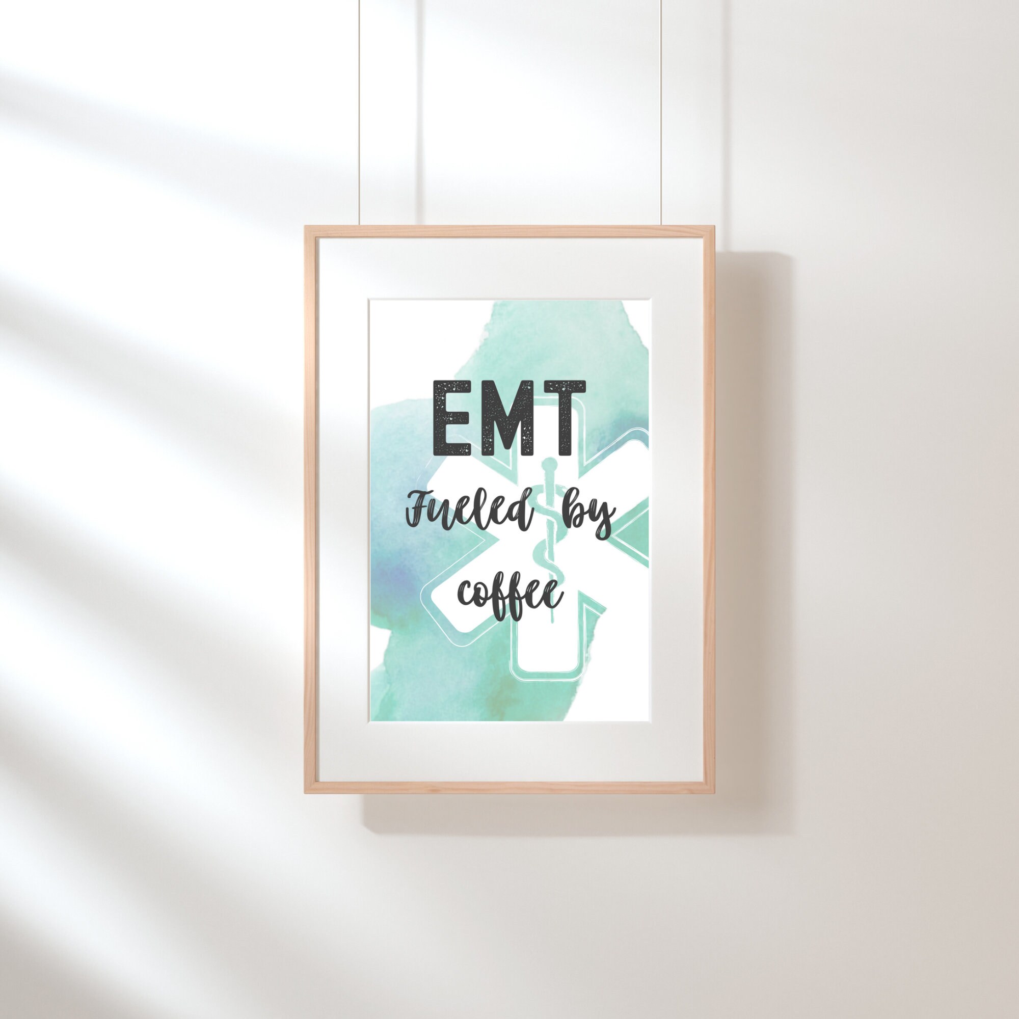EMT Wall Art Paramedic Gift EMS Wall Art Girl Emt Girl - Etsy