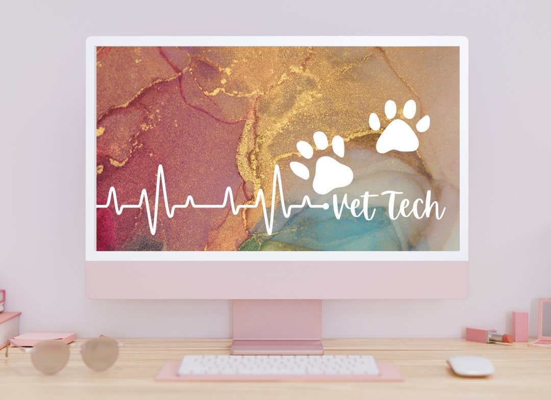 Vet Tech Wallpaper Screensaver Vet Tech Pdf Instant - Etsy