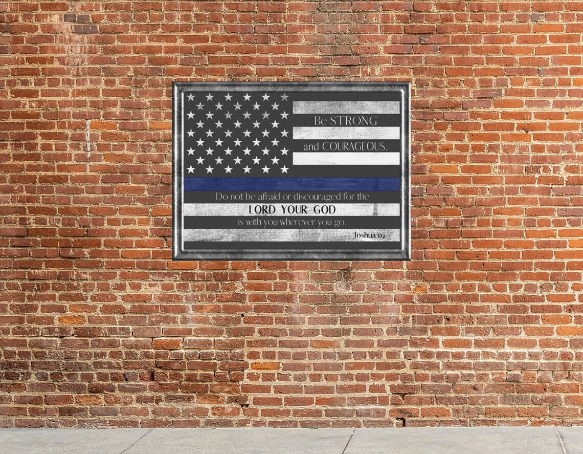 Police Downloadable Print Thin Blue Line Police Officer Gift Police ...