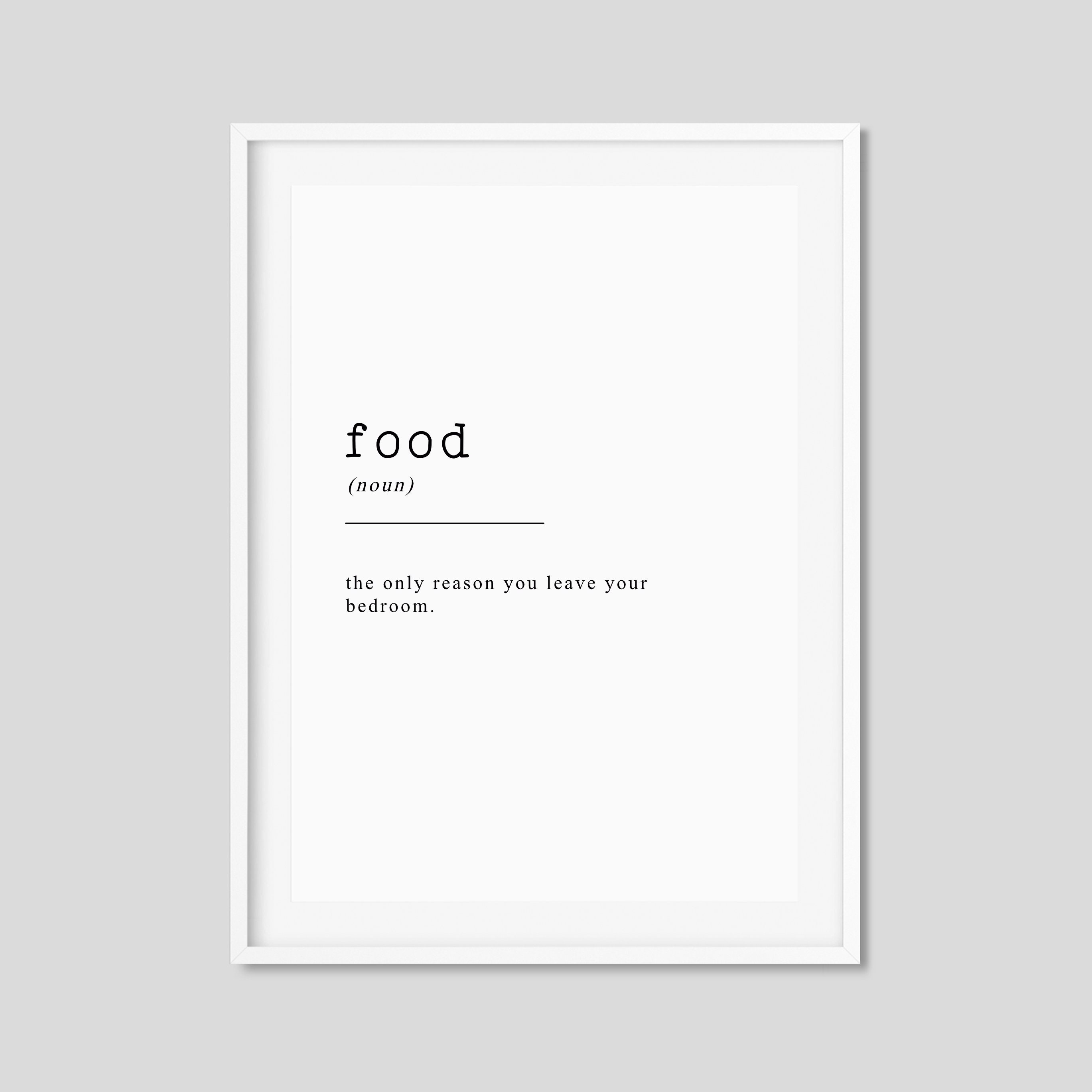 Food Definition Print Humorous Kitchen Print Funny Kitchen Etsy food-definition-print-humorous-kitchen-print-funny-kitchen-etsy