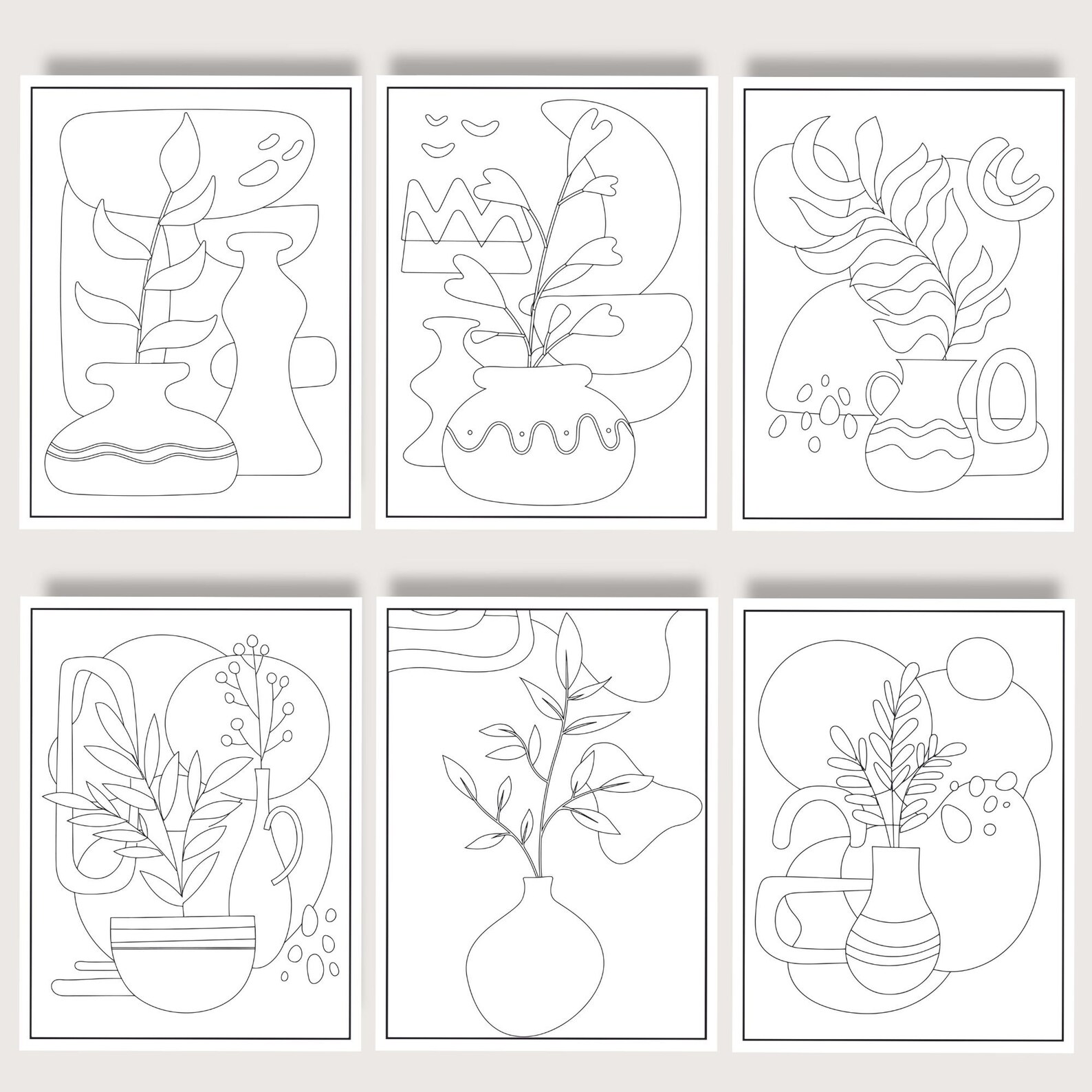 50 Boho Coloring Pages for Adults,boho Coloring Pages,minimalist ...