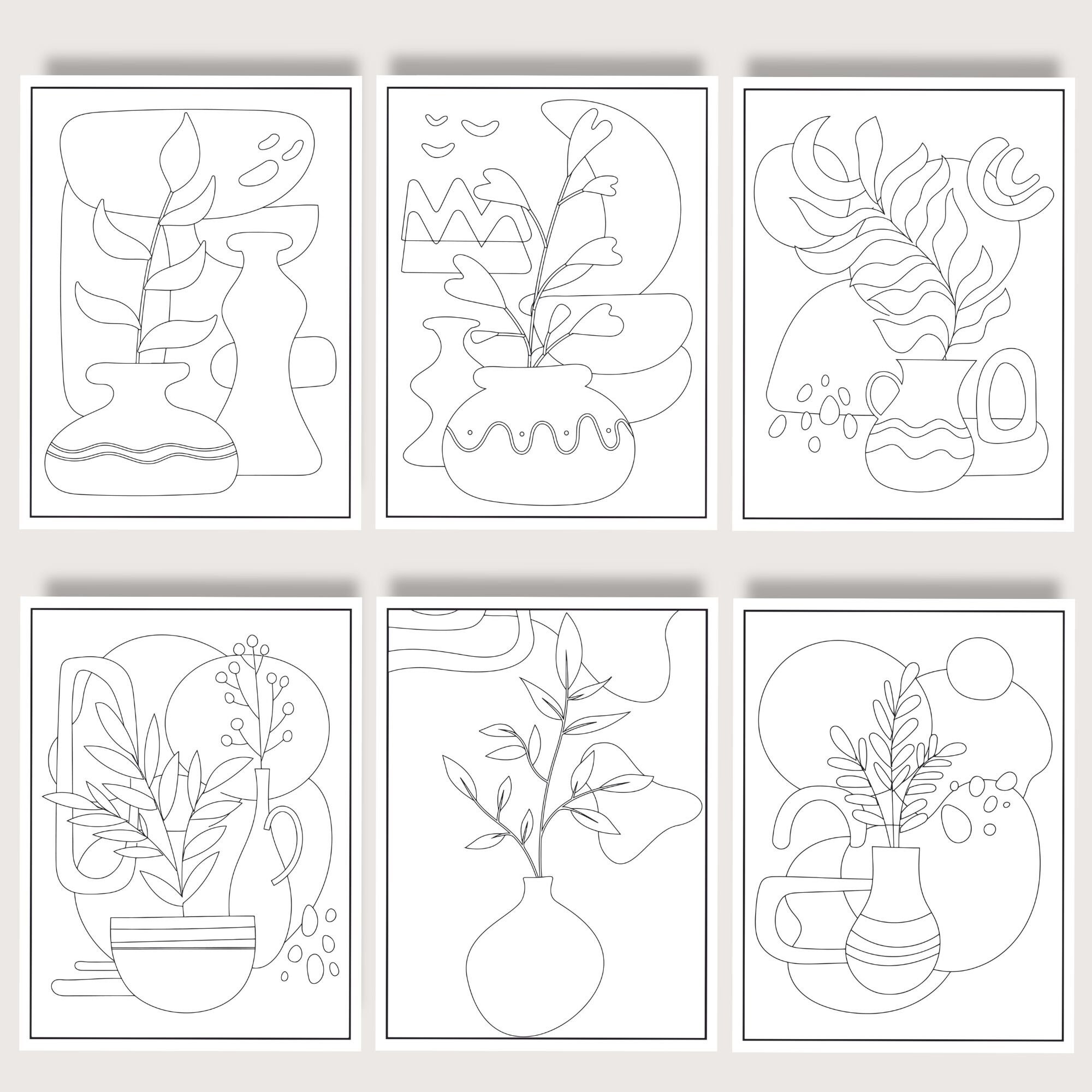 50 Boho Coloring Pages for Adults,boho Coloring Pages,minimalist ...