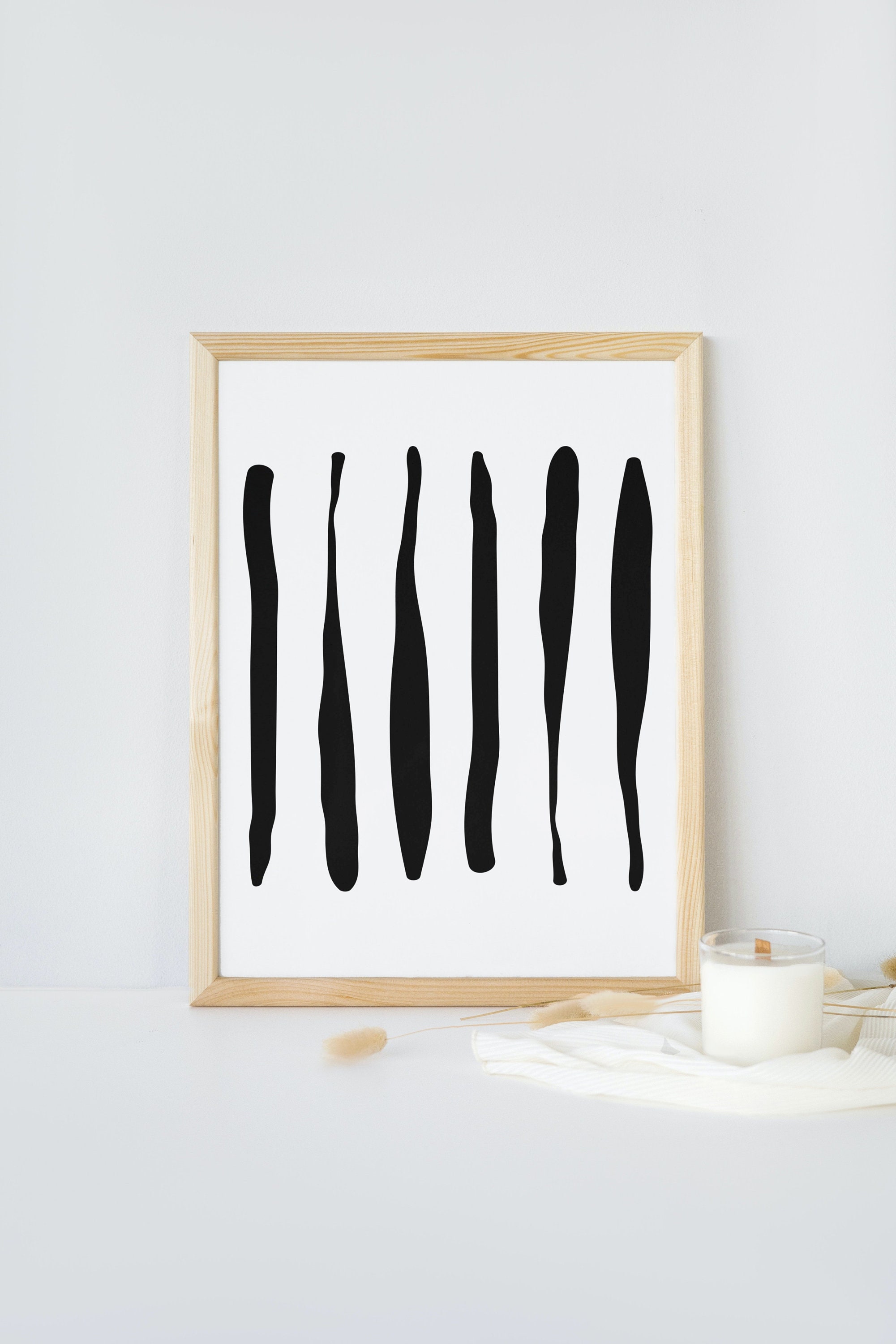 Polka Dots SET OF 3 Wall Prints,black and White Home Decor,minimalist ...