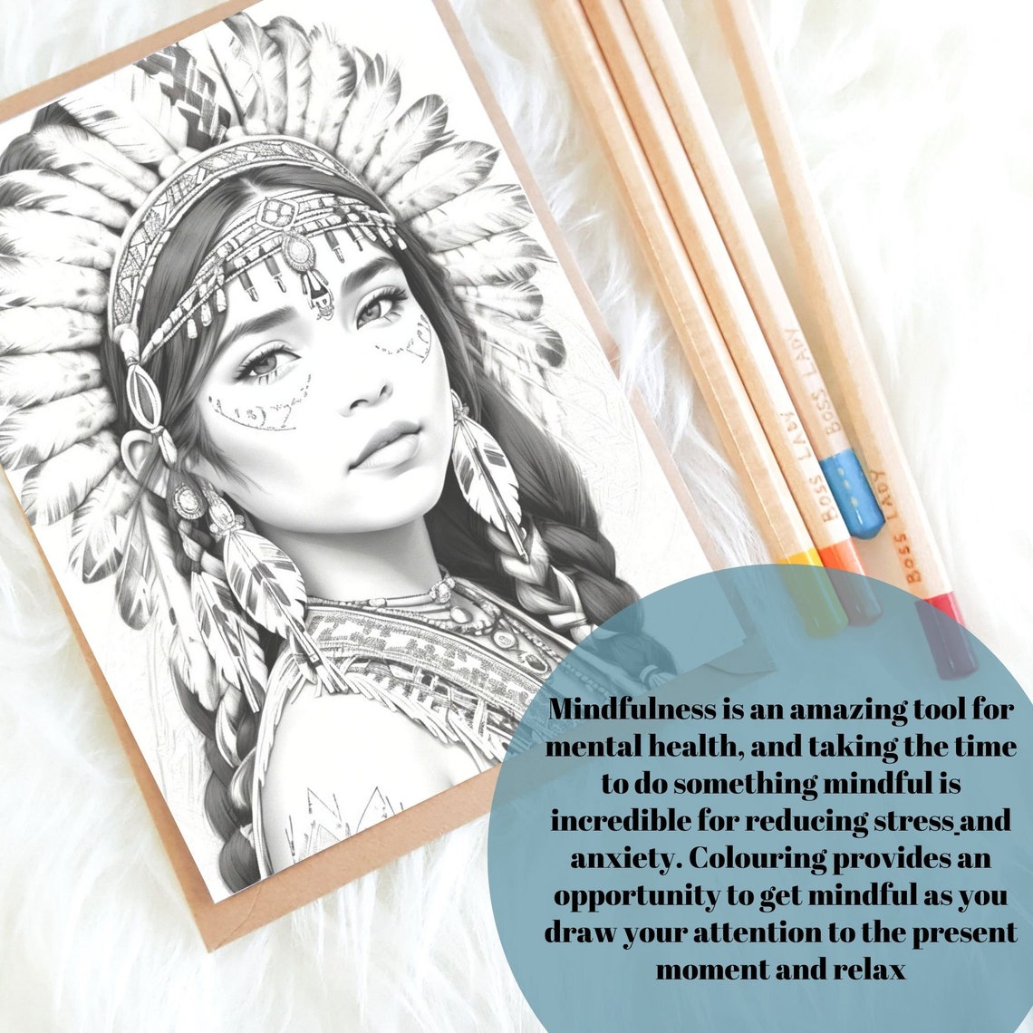 30 Native Americans Coloring Pages Bundle for Adults Teen Kids,digital ...
