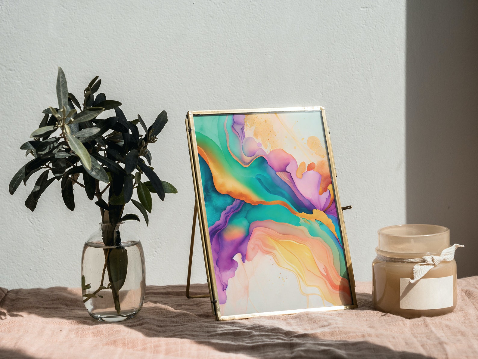 SPLASH Fluid Digital Print,abstract Wall Art,colorful Modern Wall Decor ...
