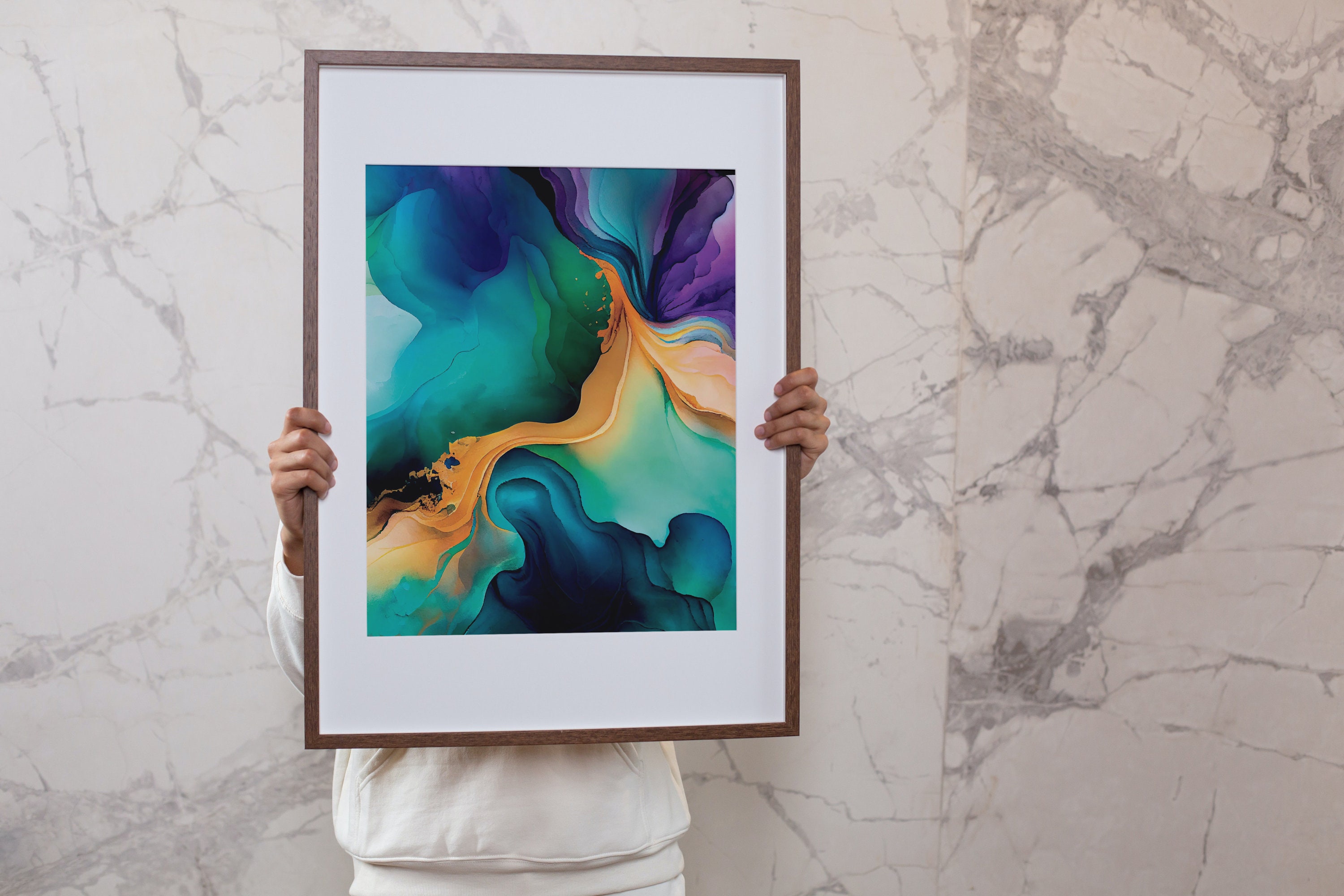 SPLASH Fluid Digital Print,ink Flow Printable,abstract Wall Art ...