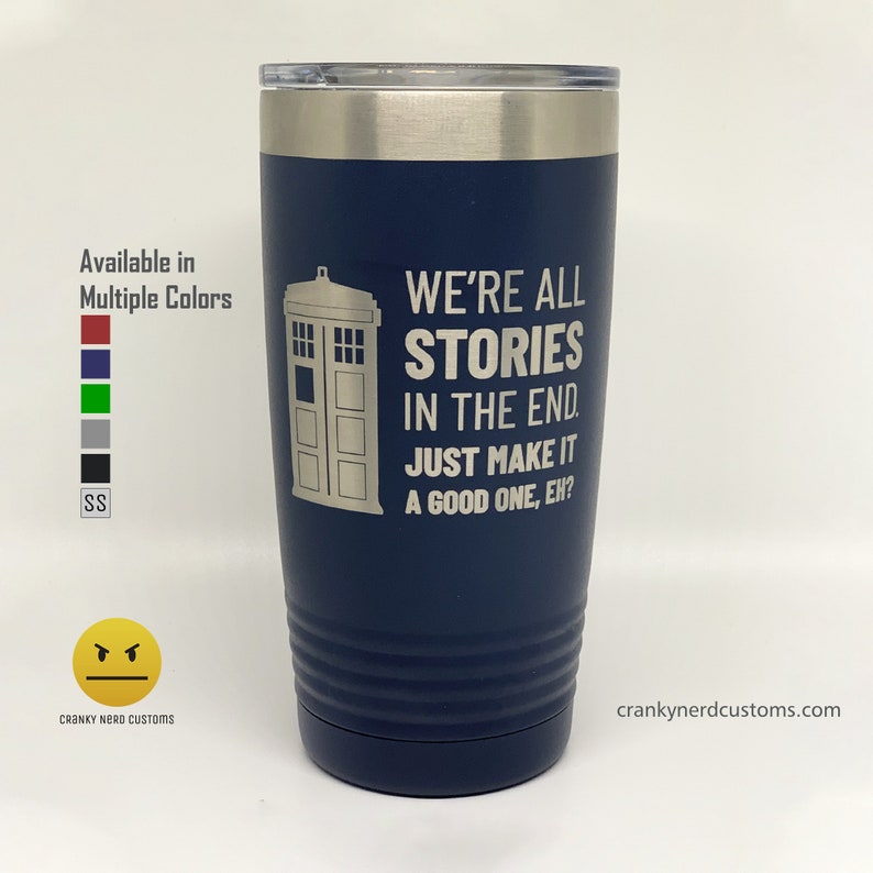 Doctor Who TARDIS Laser Engraved Insulated Tumbler/travel Mug - Etsy