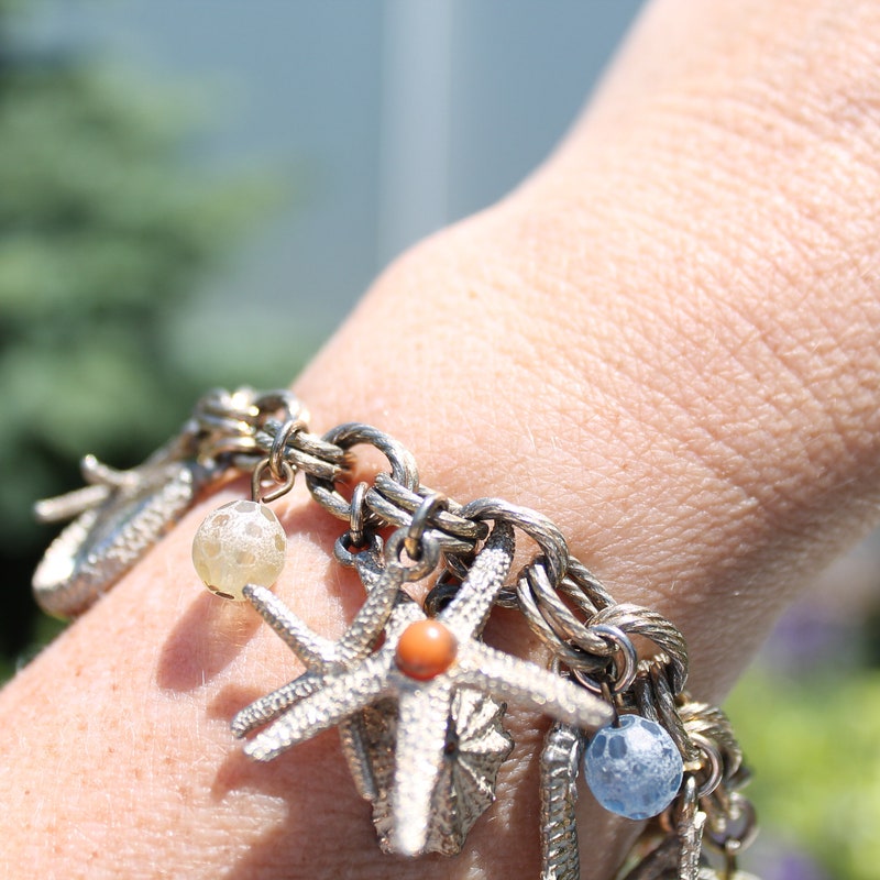 Shell Charm Bracelet - Etsy