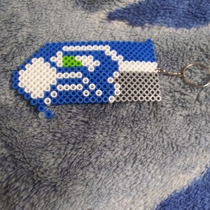Seahawks Perler Bead Keychain - Etsy