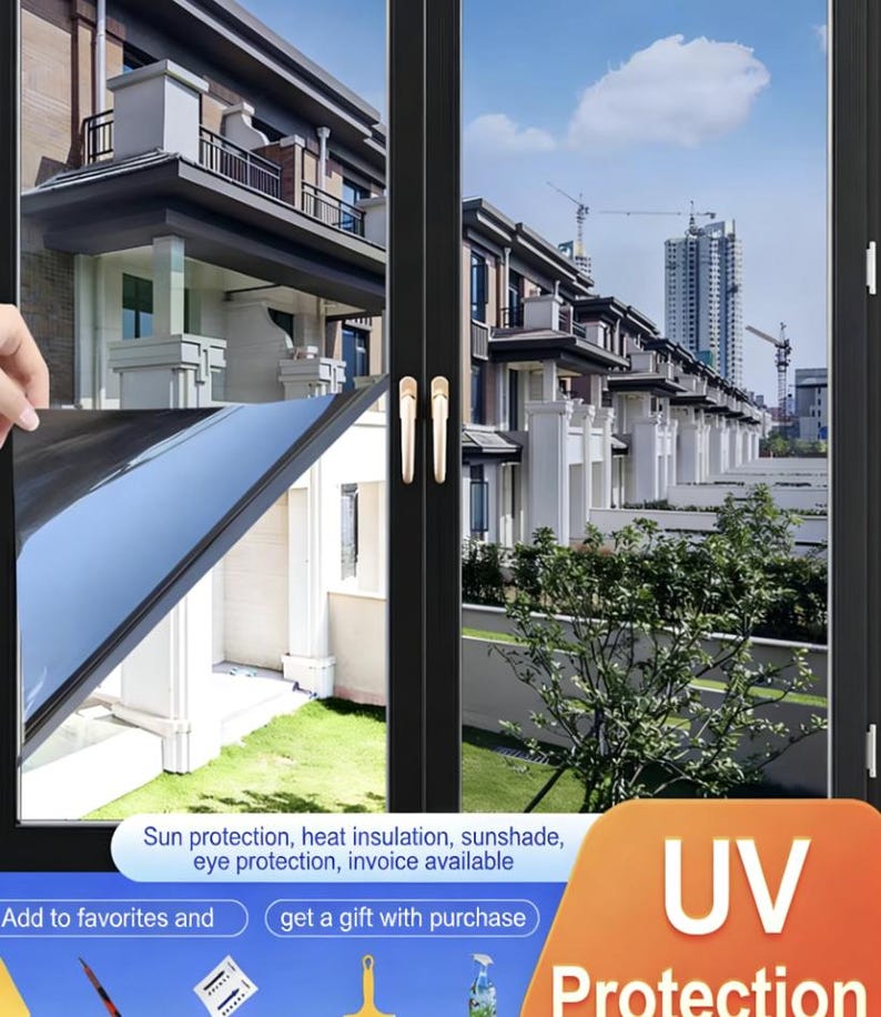 Window Film | Static Cling, Privacy, UV Block, Heat Control, Custom Cut ...