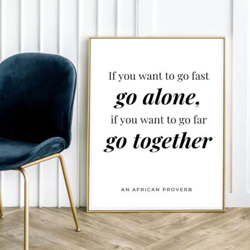 African Proverb - Etsy