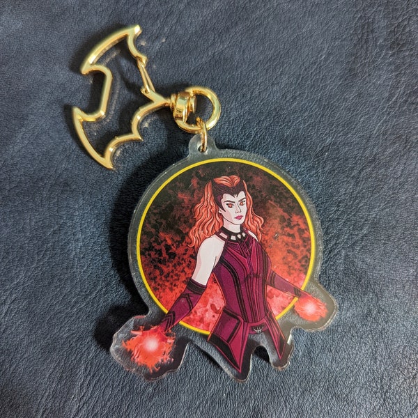 Witch Keychain - Etsy