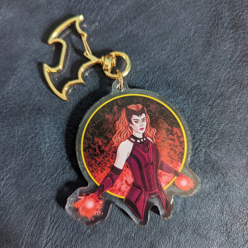 Witch Keychain - Etsy