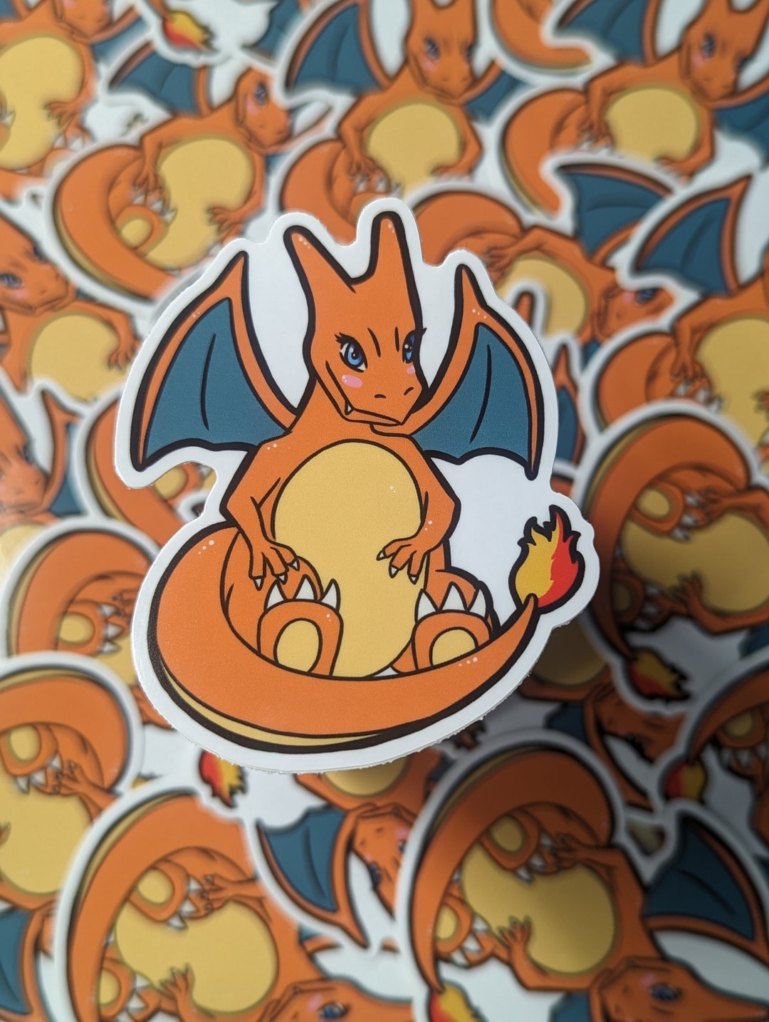 Charizard 3 Vinyl Sticker - Etsy