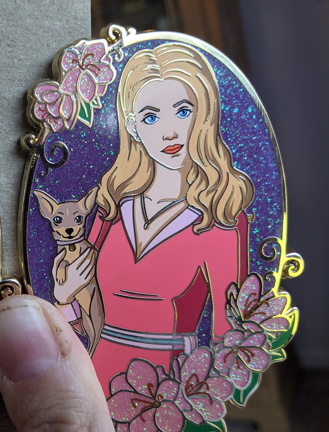 Elle and Bruiser Woods Limited Edition Hard Enamel Fantasy Pin - Etsy