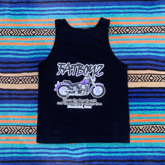 Vintage Fatboyz Motorcycle Tank Top - Adult Medium - … - Gem