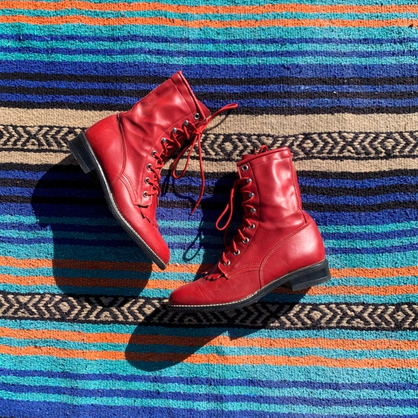 Lace up Roper Boots - Etsy