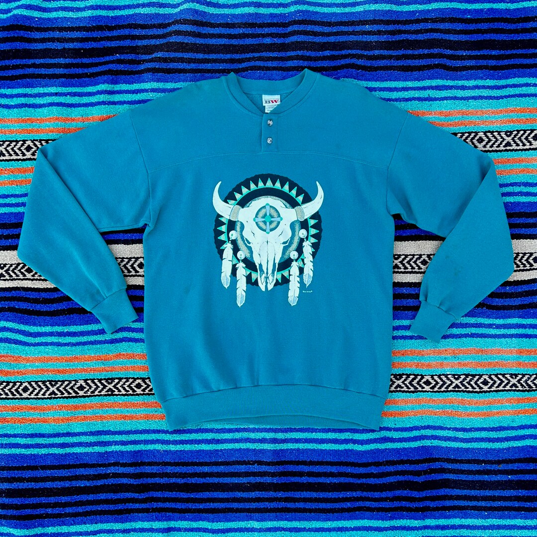 Vintage 1990s Bassett Walker Southwestern Sweater, Adult XL, Made in ...