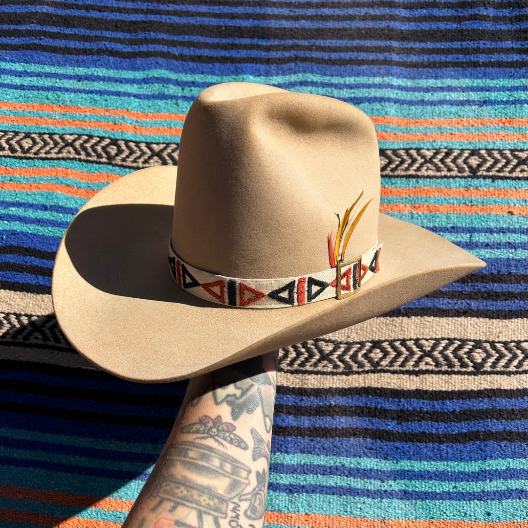 Vintage 1970s Stetson Beaver 4x Cowboy Hat, Size 6 5/8, Sand Felt ...