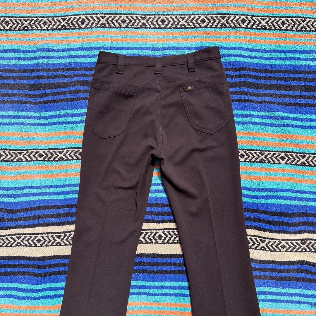 Vintage Rare 1970’s Lee Pleated Slacks, 32” Waist, 11.5” Rise, 34 ...