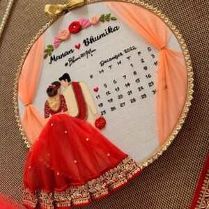 Handmade Couple Hoop Art, Wedding Hoop, Couple Gift, Custom Embroidery ...