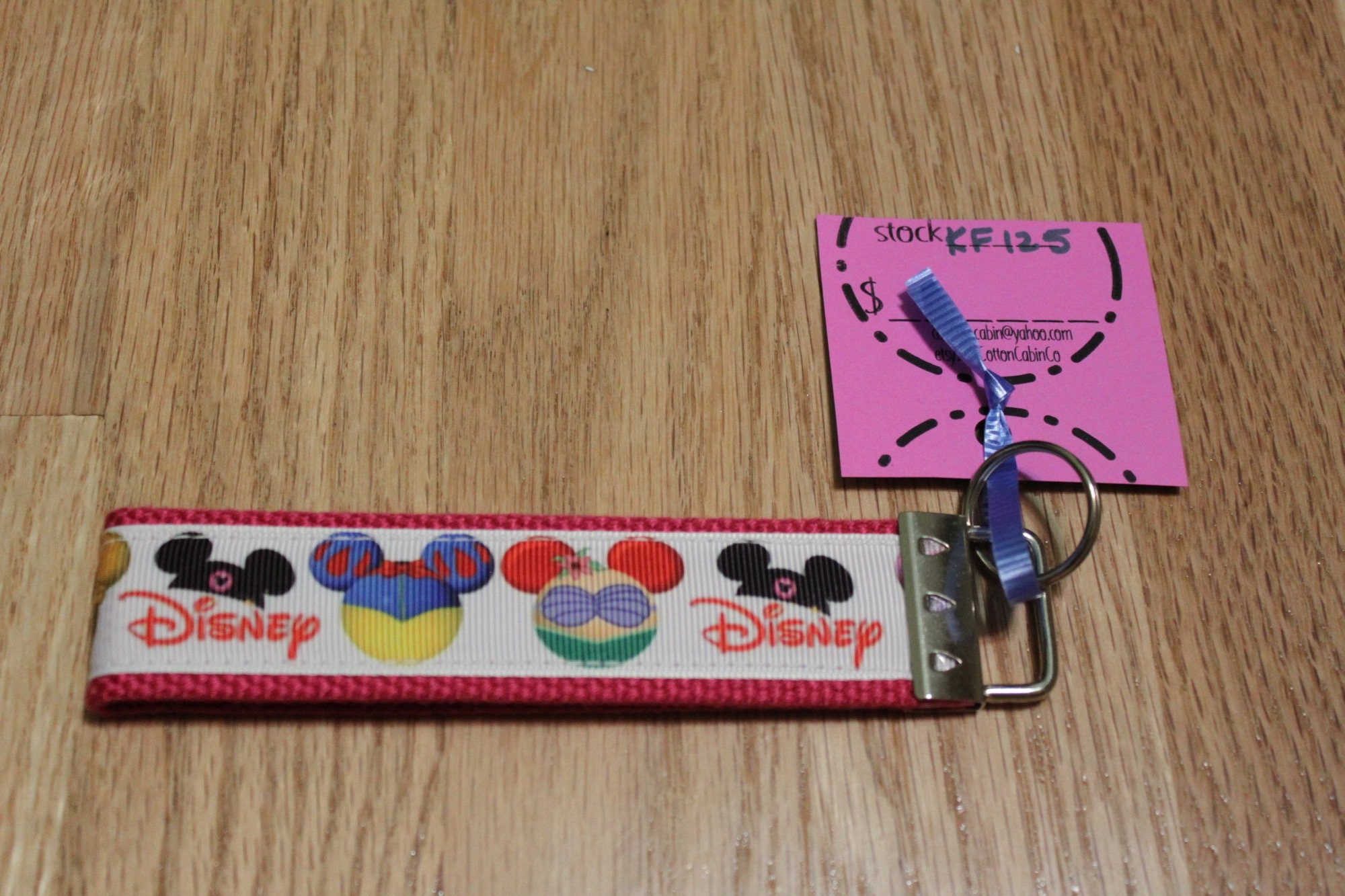 Disney Princess Mickey Ears Key Fob Key Wristlet | Etsy