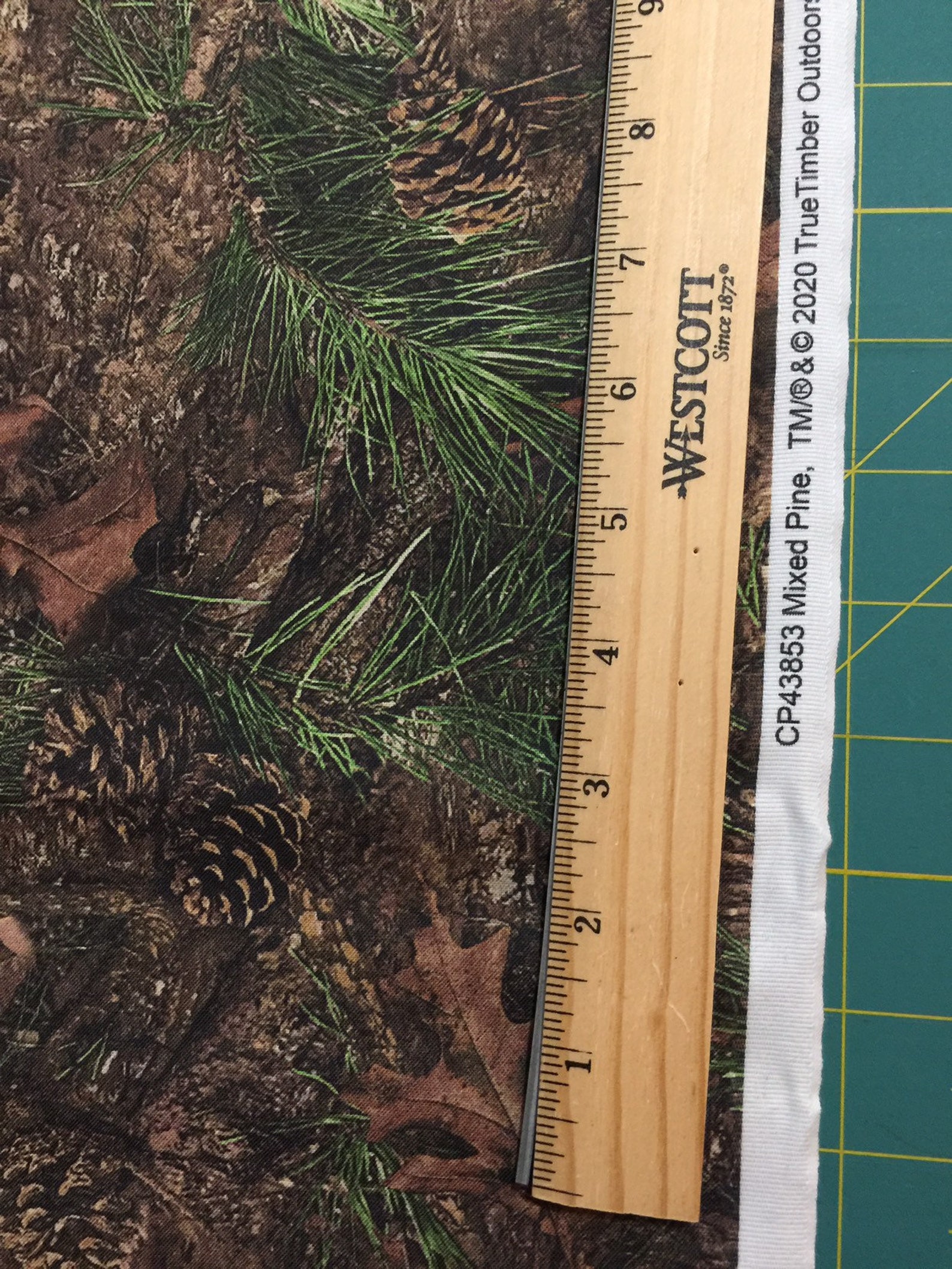 True Timber Outdoors Mixed Pine Camo Cotton Fabric Premium Quilt ...