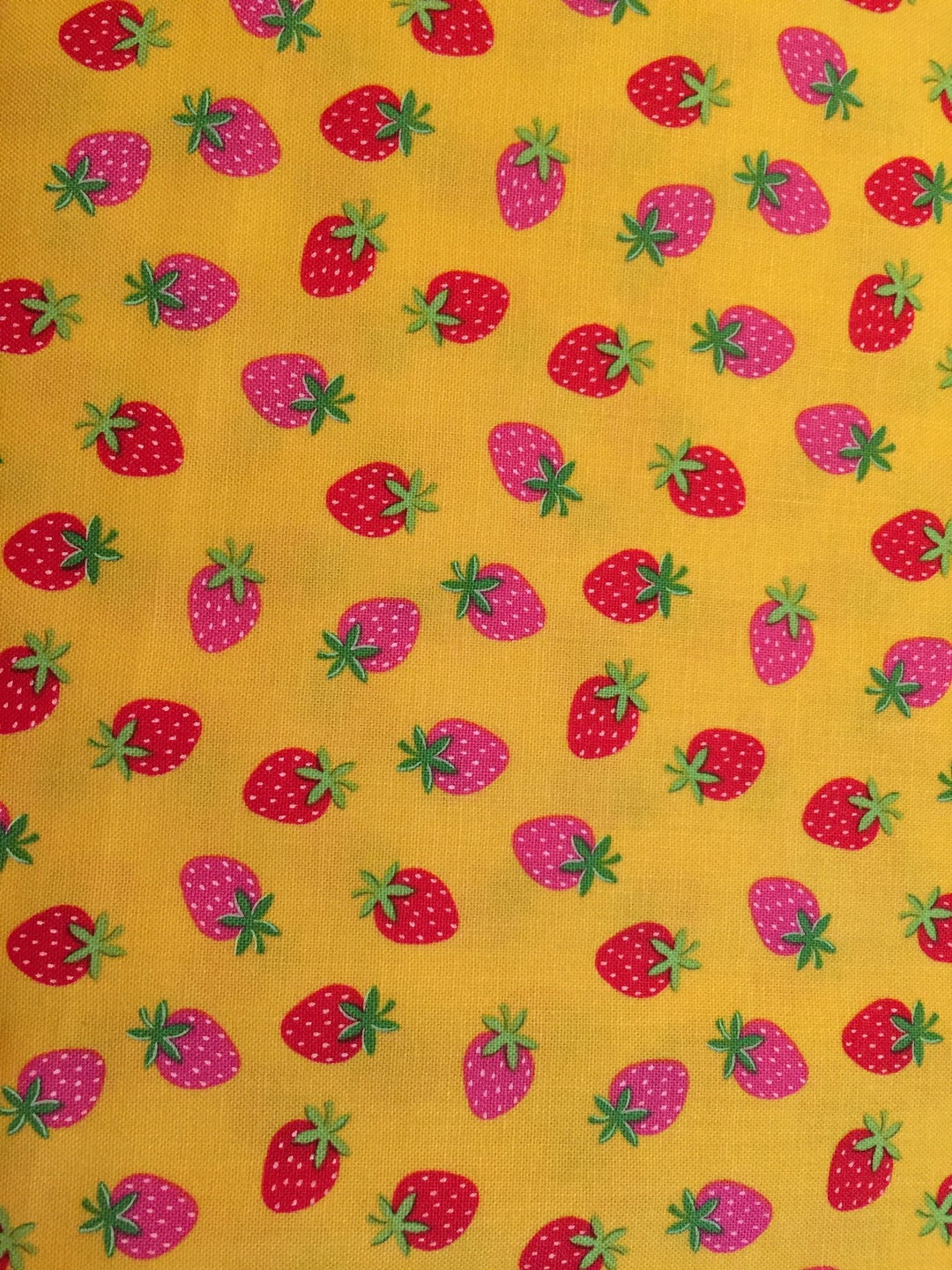 Little Strawberries - Moda Fabrics, Rainbow Garden by Abi Hall ...