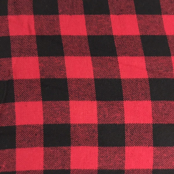 Plaid Flannel Fabric - Etsy