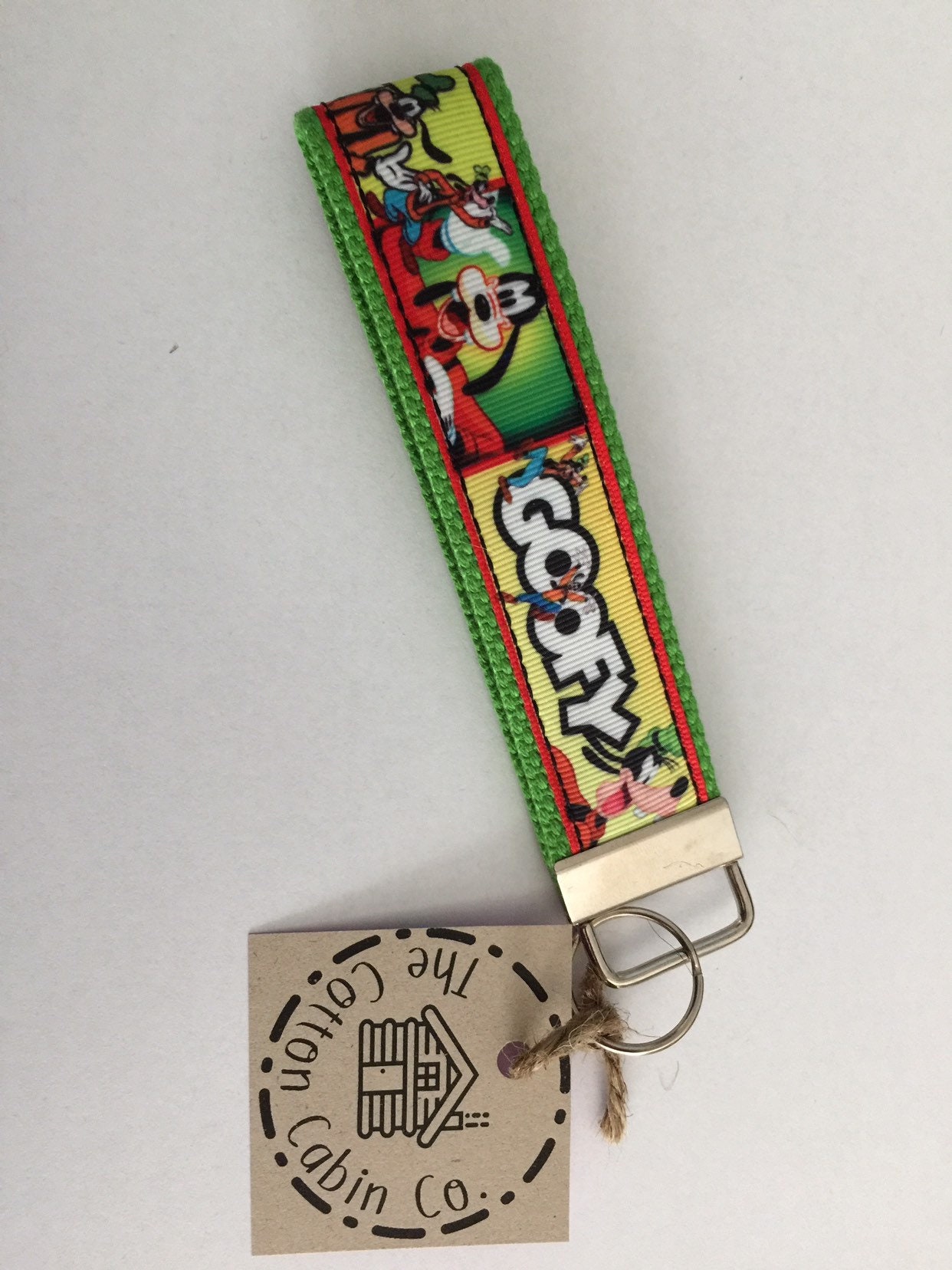 Disney Goofy Character Key Fob Key Wristlet Grosgrain Ribbon - Etsy España