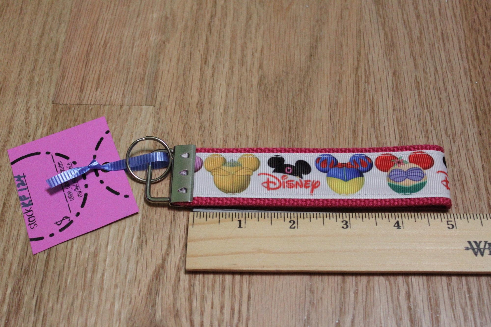 Disney Princess Mickey Ears Key Fob Key Wristlet | Etsy