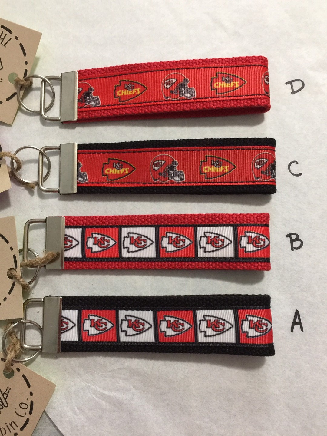 KC Chiefs NFL Football Kansas City Chiefs Arrowhead Key Fob, Key ...