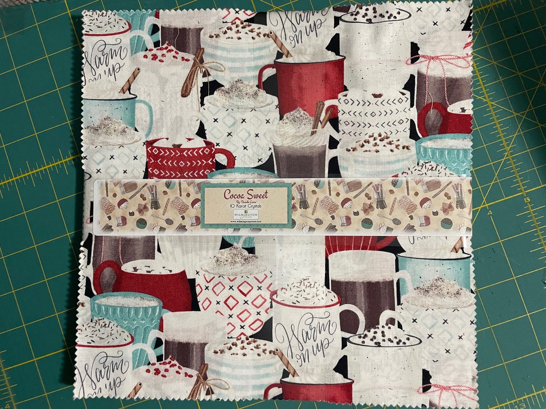 Cocoa Sweet 10 42 Pre-cut Print Squares Layer Cake by Danielle Leone ...