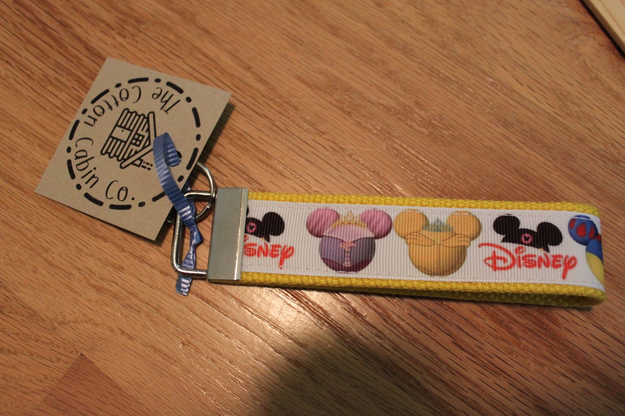 Disney Princess Mickey Ears Key Fob, Key Wristlet, Grosgrain Ribbon con ...