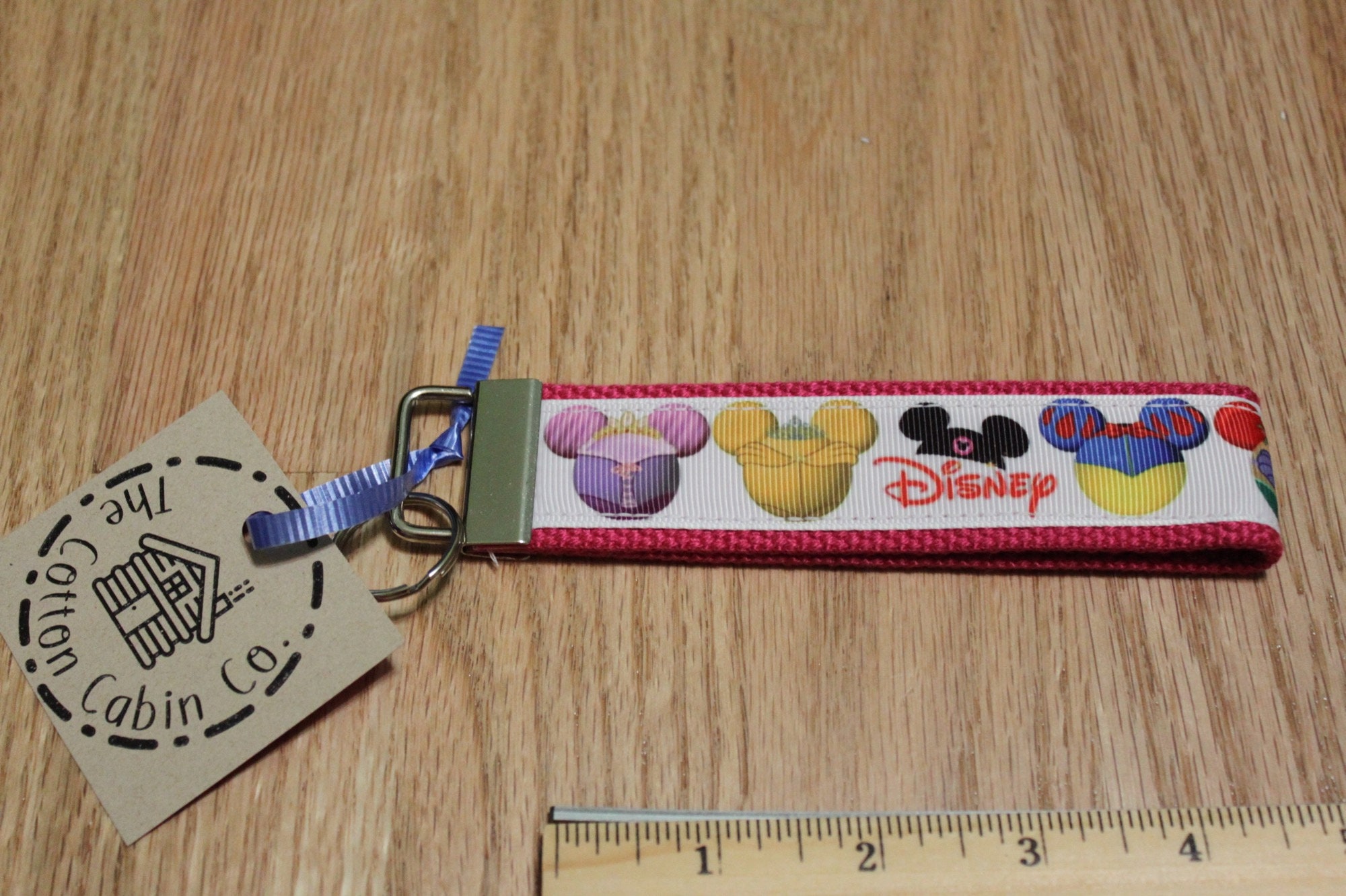 Disney Princess Mickey Ears Key Fob Key Wristlet | Etsy