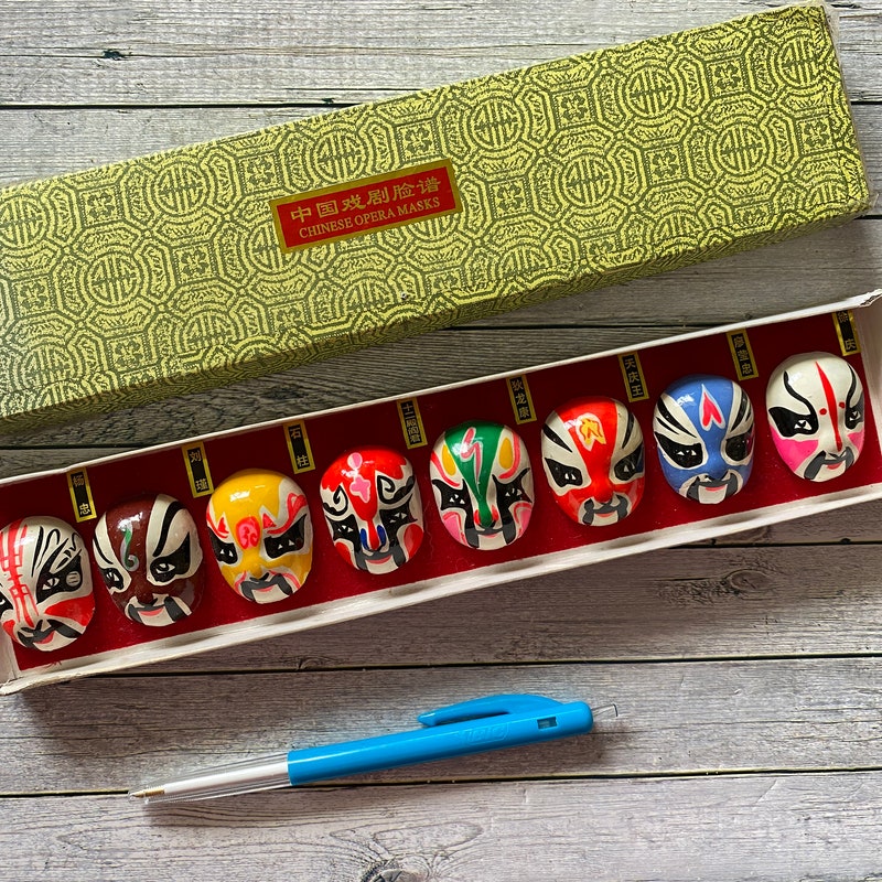 Chinese Opera Masks - Etsy