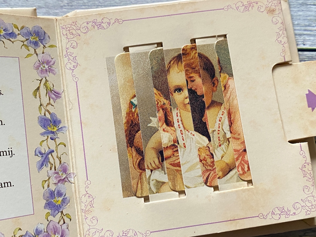 Dutch Vintage Sliding Book Fairytales Small Babies Popup, Small, Ernest ...