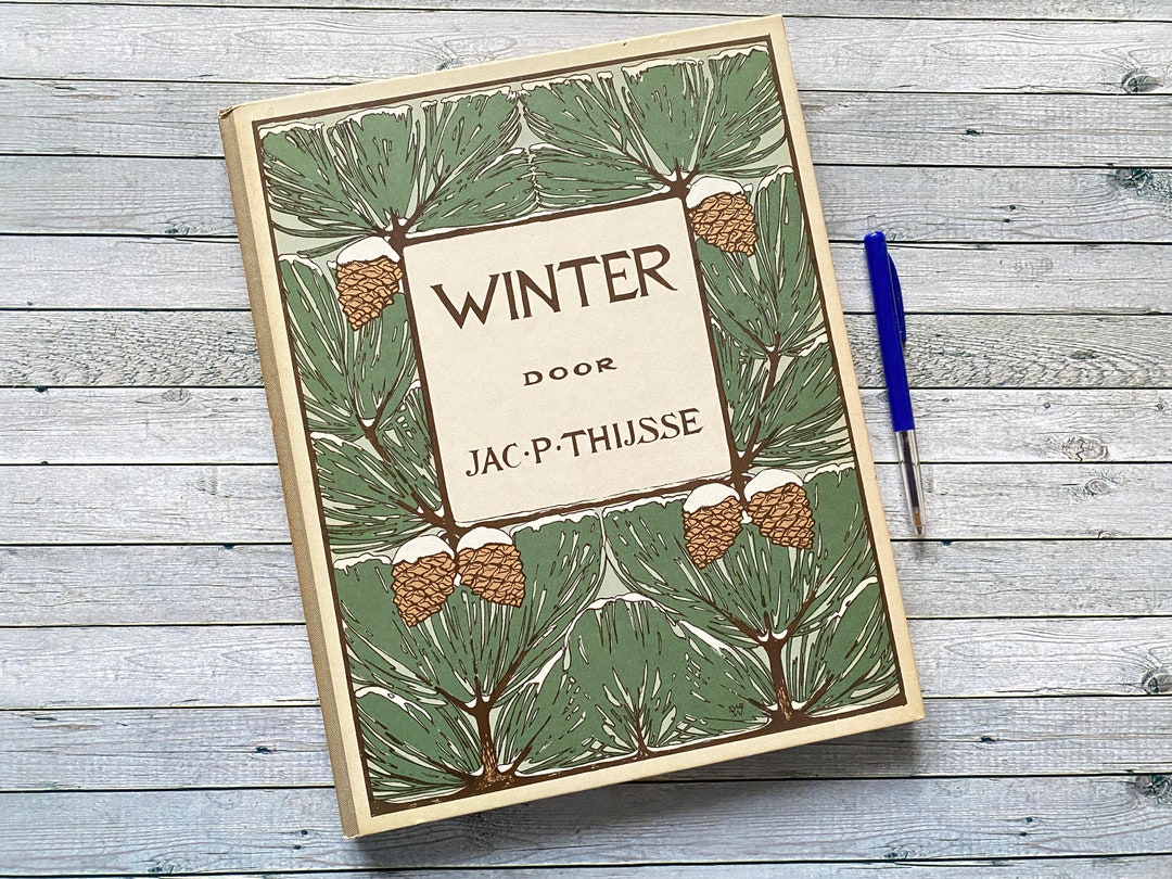 Winter, Dutch, Verkade, Album, Drawn, Illustrations, Vintage Book ...