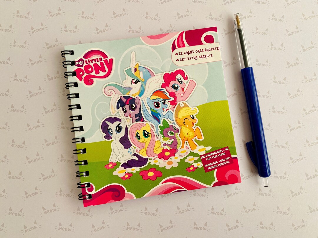 My Little Pony Spiral Notebook With 80 Grams Drawing Paper 40 - Etsy