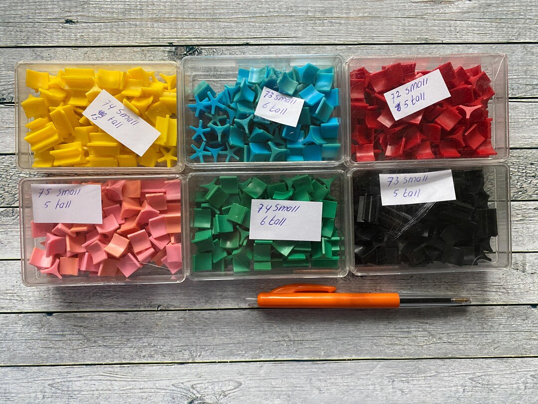 6 Colourful Risk Token Sets, Game Pieces, Game Items, Hard Plastic, 6 ...